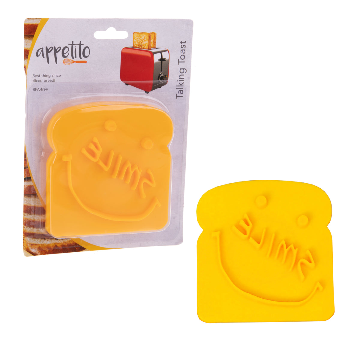 Appetito Smile Toast Press – Trendy Lil Treats