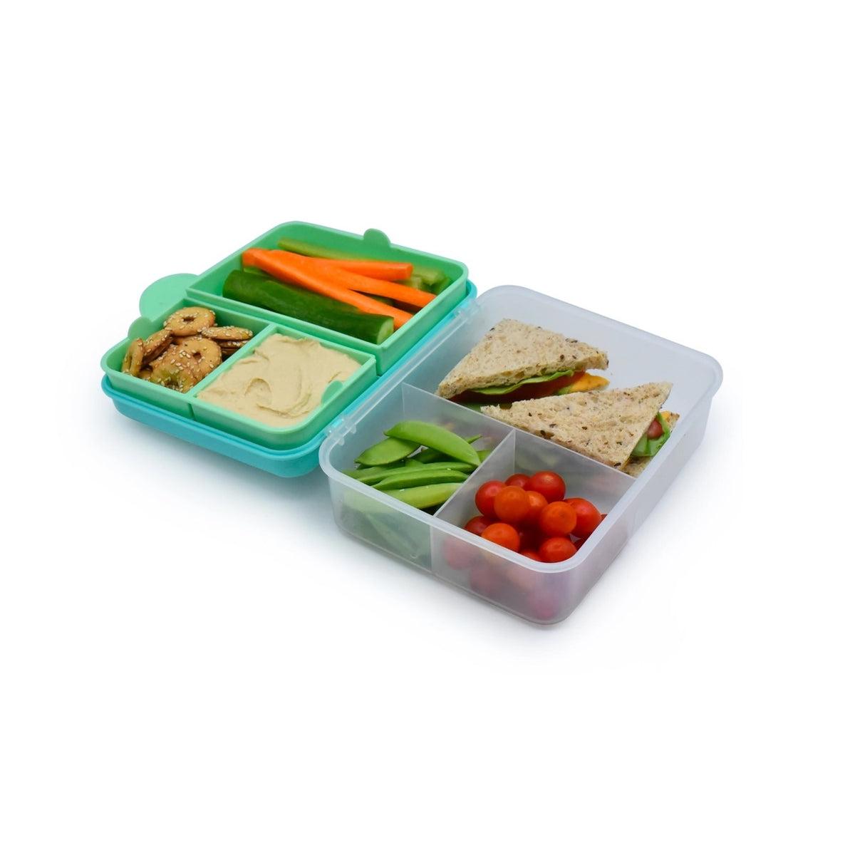 Melii Two Tier Bento Box - Blue – Trendy Lil Treats