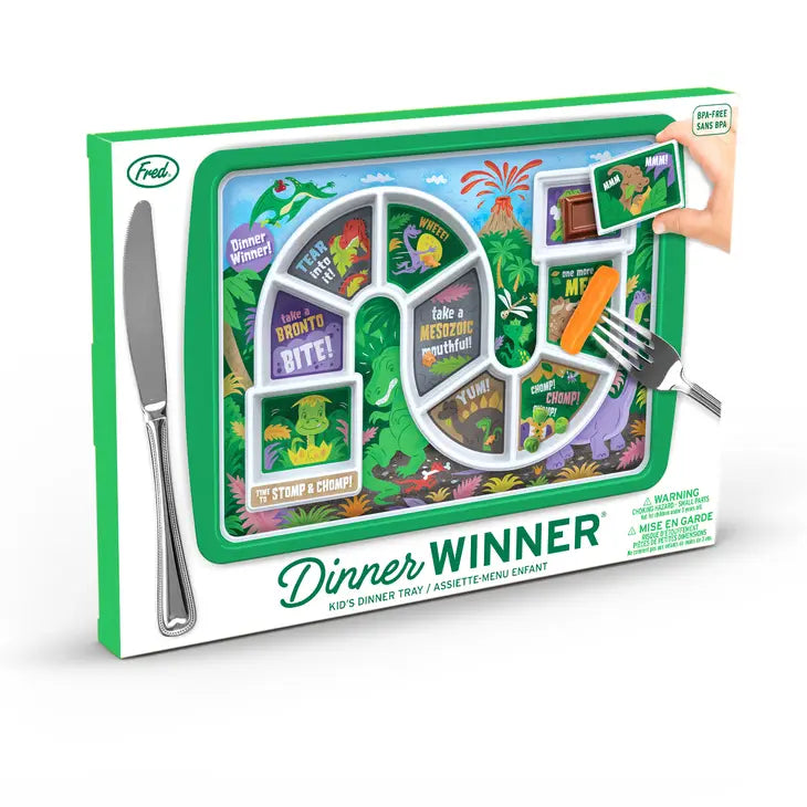Fred Dinner Winner Kids Dinner Tray - 5 Designs Available – Trendy Lil ...